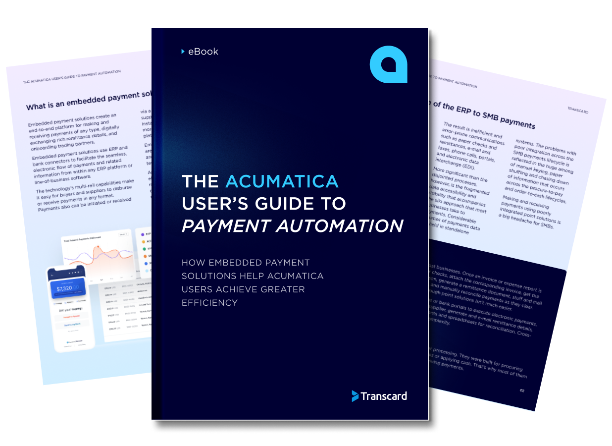 eBook: The Acumatica User's Guide to Payment Automation